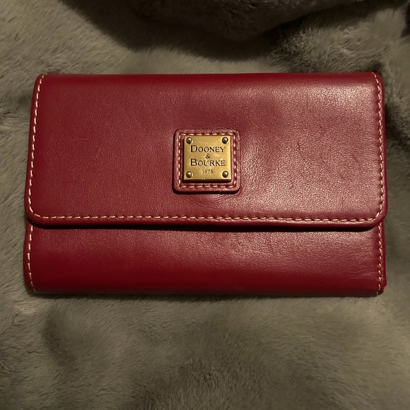 Dooney & Bourke | Bags | Dooney Bourke Merlotwine 0 Vachetta Leather ...